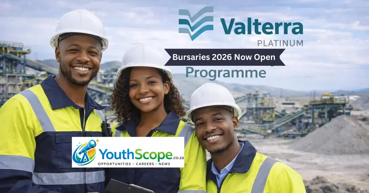 Valterra Platinum Community Bursaries 2026 Now Open – Apply Before 1 ...